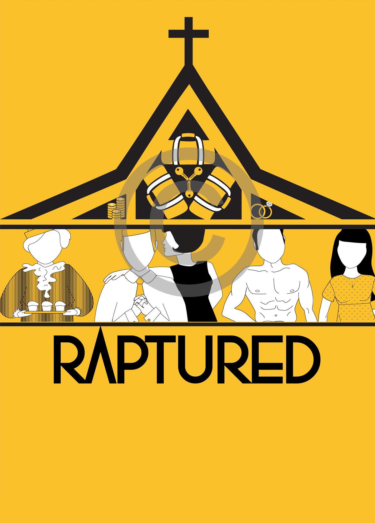 Artwork — Raptured – Broadway Play Publishing Inc